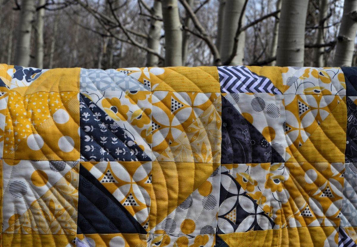 "Aspen Glow" - Original Quilt Design - Quiltripping