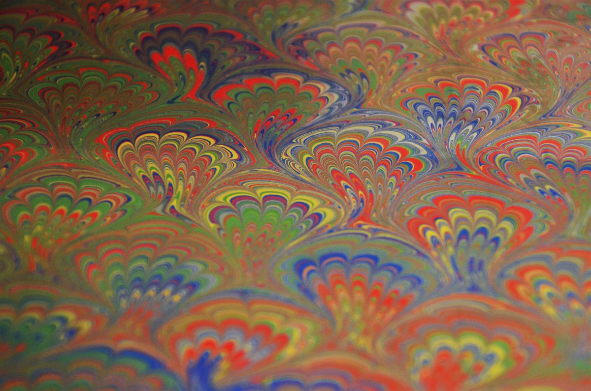 Traditional Turkish Paper Marbling - Learning Beautiful Ebru Art in ...