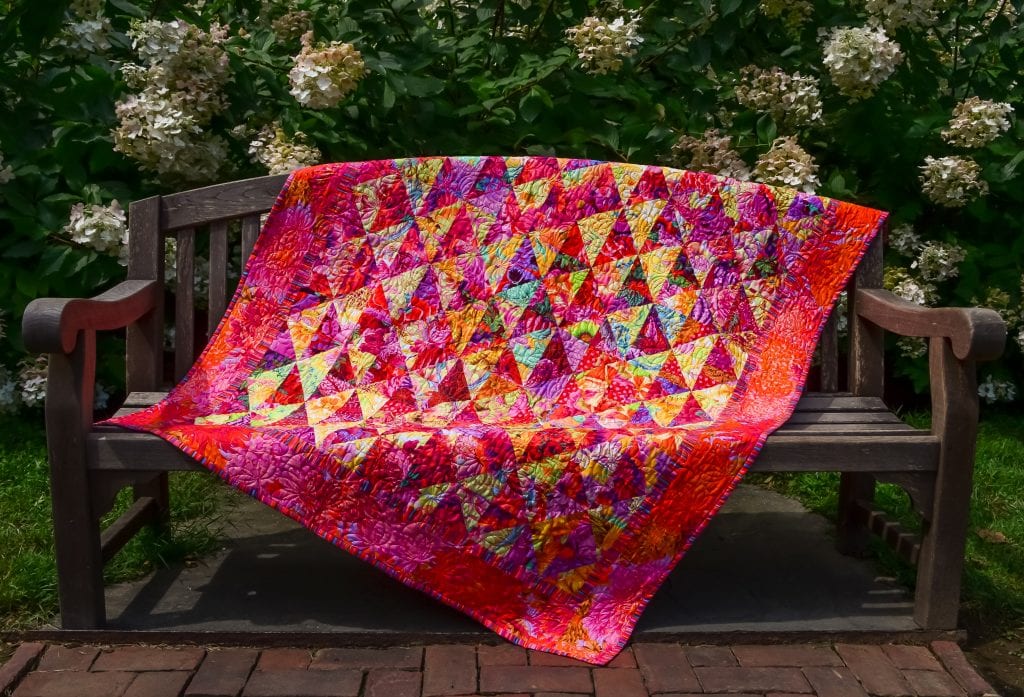 "Brandywine Flower Walk" - Original Quilt Design - Quiltripping