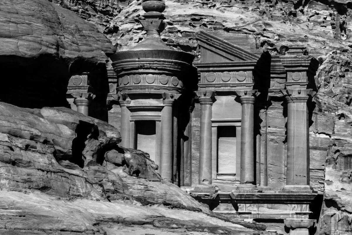 Ancient Petra Photos - A City of Mysteries in Black and White ...