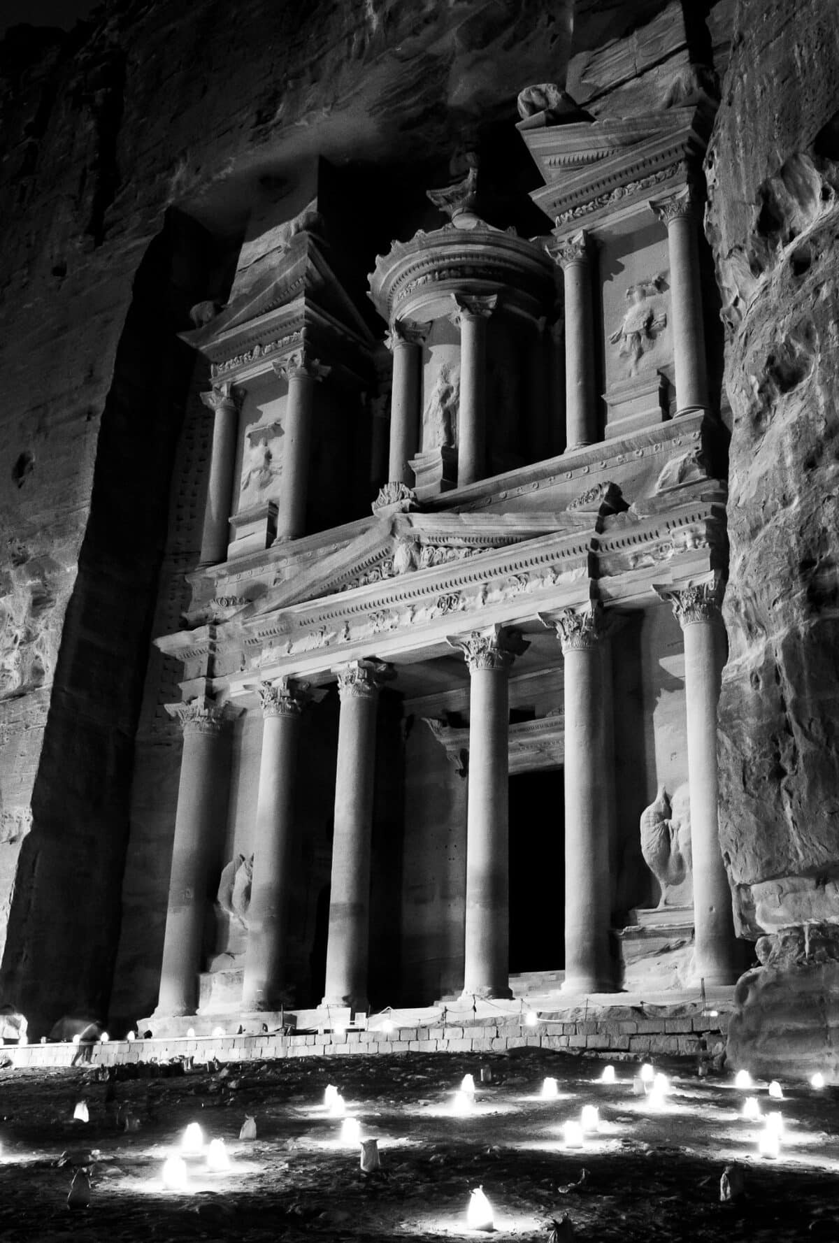 Ancient Petra Photos - A City of Mysteries in Black and White ...