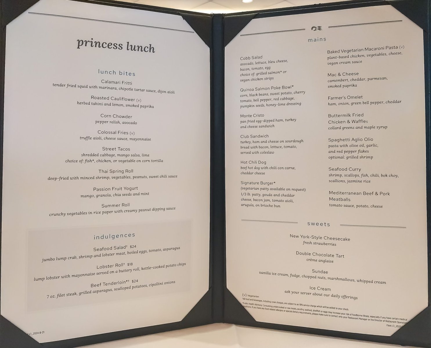 All My Memorable Majestic Princess Dining Options Including the Chef's ...